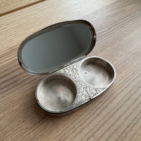 Makeup | Antique Sterling Silver 565 Compact Makeup Case Gw 935 Stamp ...